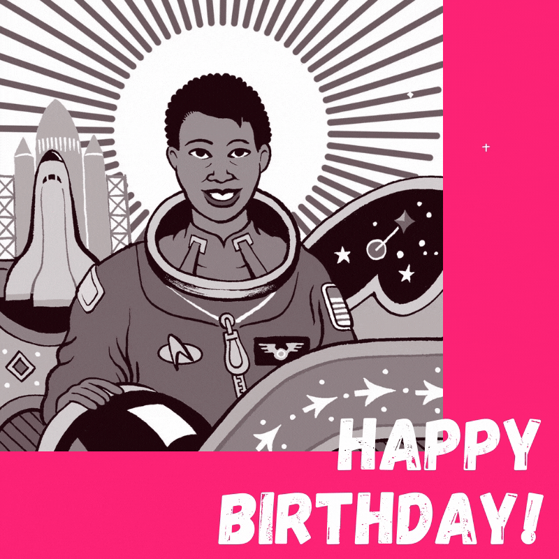Happy Birthday Astronaut GIF by Massive Science - Find & Share on GIPHY