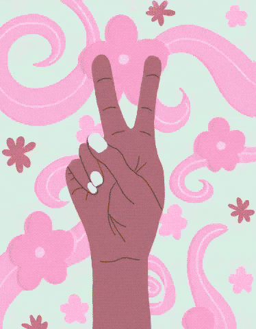 Hand Peace Sign GIFs - Get the best GIF on GIPHY