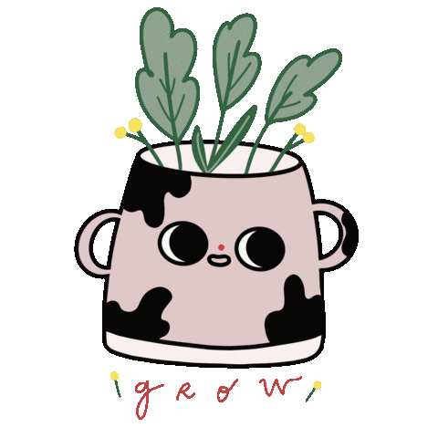 Flowers Grow Sticker by Maì for iOS & Android | GIPHY