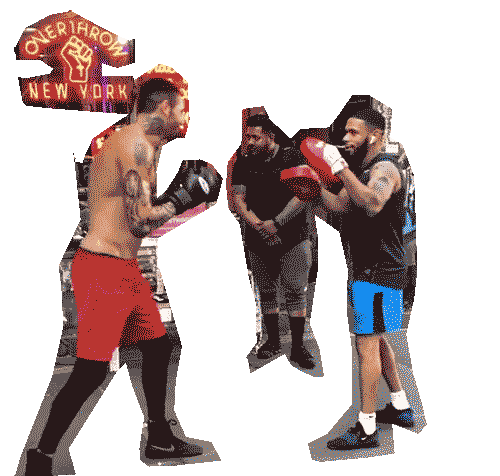 Fight Fighting Sticker by OVERTHROW NEW YORK for iOS & Android | GIPHY