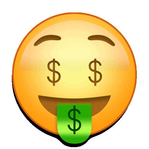 Money Face Sticker by Stupid Raisins for iOS & Android | GIPHY