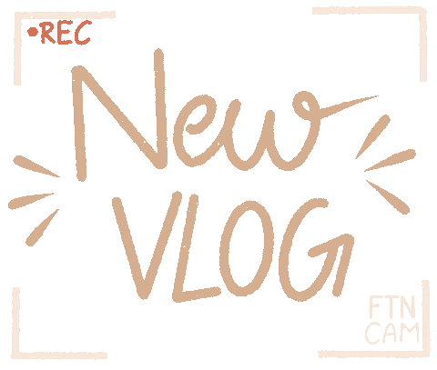 Youtube Vlog Sticker by Flying the Nest for iOS & Android | GIPHY