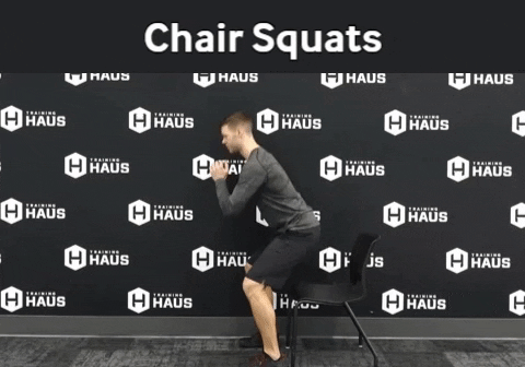 Chair Squats GIFs - Get the best GIF on GIPHY