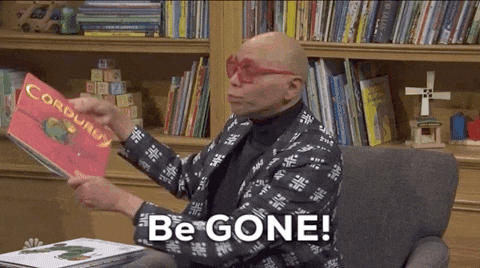 Get Away Reaction GIF by Saturday Night Live - Find & Share on GIPHY