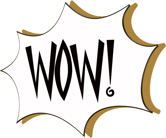 The Word Wow Gif