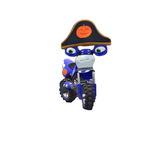 Shocked Halloween Sticker by Ricky Zoom for iOS & Android | GIPHY