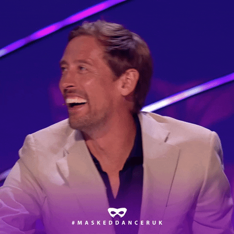 Happy Peter Crouch GIF by The Masked Singer UK & The Masked Dancer UK ...