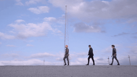 Three Men Walking GIFs - Get the best GIF on GIPHY