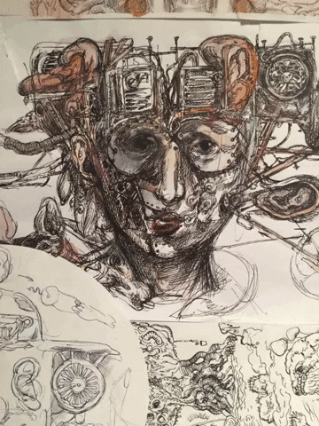 Zombie-portrait GIFs - Get the best GIF on GIPHY