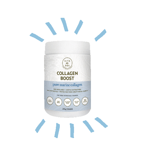 Skin Care Collagen Sticker by Vita-sol for iOS & Android | GIPHY