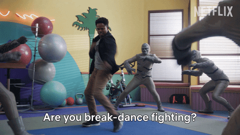 Power Rangers Dancing Gif