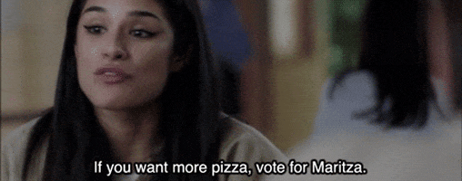 If You Want More Pizza Vote For Maritza GIFs - Get the best GIF on GIPHY