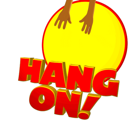 Hang On Sticker by Tom & Jerry for iOS & Android | GIPHY