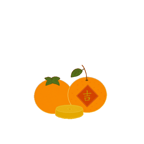 Greeting Mandarin Orange Sticker for iOS & Android | GIPHY
