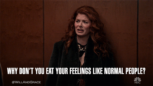 Eating-your-feelings GIFs - Get the best GIF on GIPHY