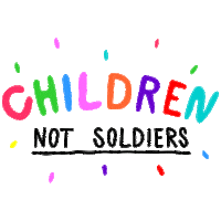 Stop turning children into soldiers. by UNICEF | GIPHY