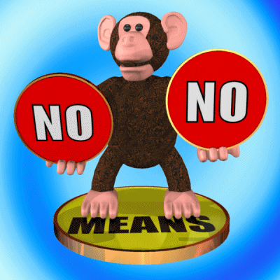 No Means No GIF - Find & Share on GIPHY