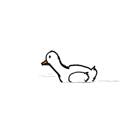 Bird Duck Sticker for iOS & Android | GIPHY