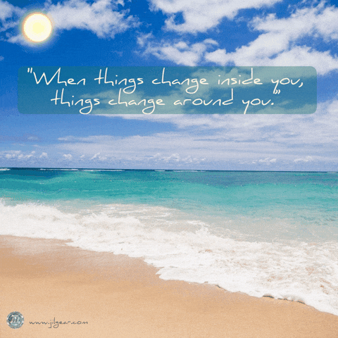 Inner Peace Beach GIF by Positive Programming - Find & Share on GIPHY