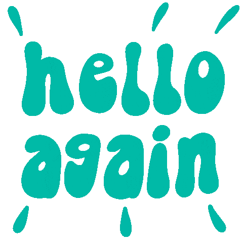 Hallo Hello Again Sticker by irina H for iOS & Android | GIPHY