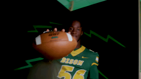 Bison GIF by NDSU Athletics - Find & Share on GIPHY