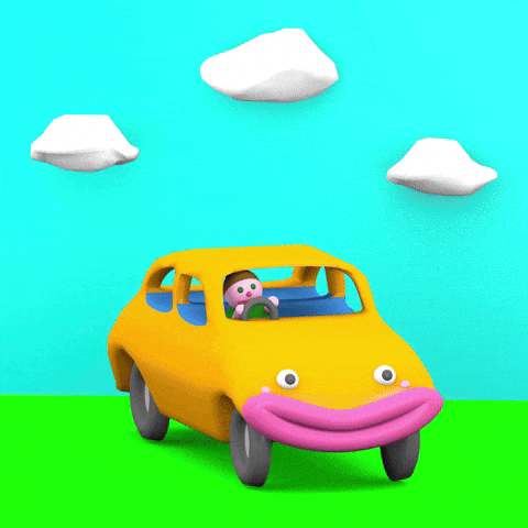Driving Stop Motion GIF by leanne rule - Find & Share on GIPHY