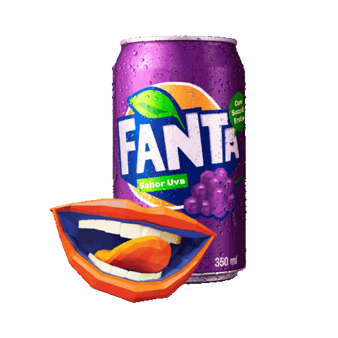 Boca Fanta Guarana Sticker by Fanta Brasil for iOS & Android | GIPHY