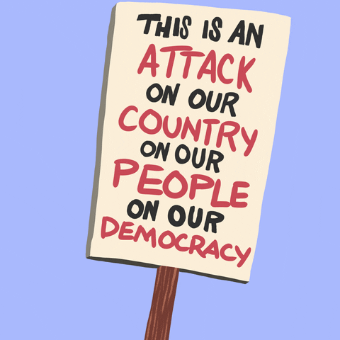 The Anniversary of the Jan 6th Insurrection by INTO ACTION | GIPHY