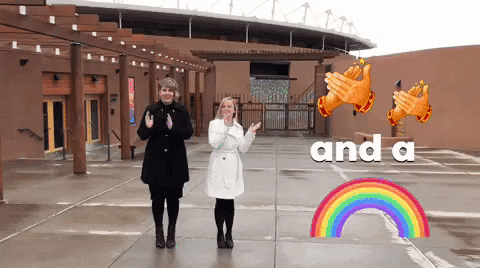 Two Claps And A Rainbow GIFs - Get the best GIF on GIPHY
