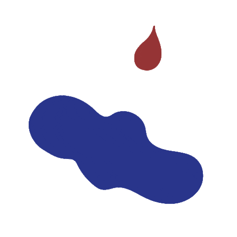 Blood Stain Sticker by Aisle for iOS & Android | GIPHY
