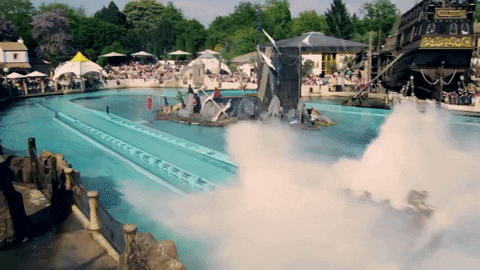 Roller Coaster Splash GIF by Europa-Park - Find & Share on GIPHY