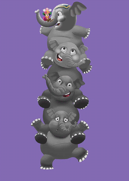 Circus Elephants GIF by Bill Greenhead - Find & Share on GIPHY