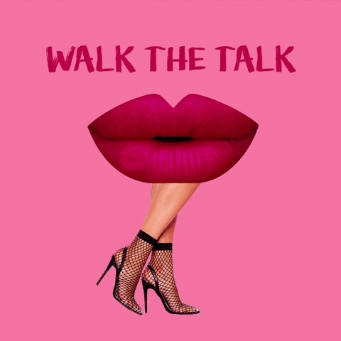 Walk-the-talk GIFs - Get the best GIF on GIPHY