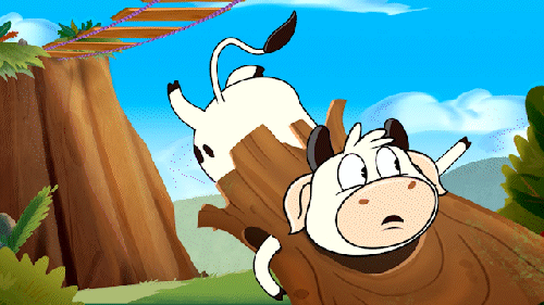Gif Animado De Vaca