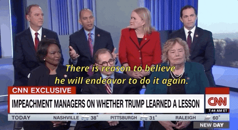 Here's How People Are Reacting to President Trump's Acquittal by GIPHY ...
