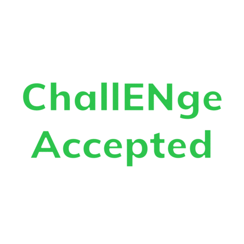 Challenge Accepted Sticker by enuygun for iOS & Android | GIPHY