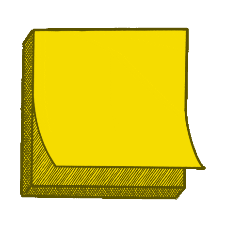 Post It Work From Home Sticker for iOS & Android | GIPHY
