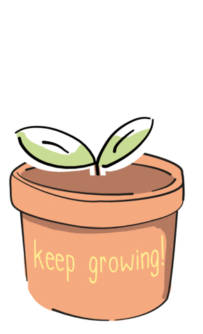 Flower Grow Sticker by MsSlow -Paper&Illustration- for iOS & Android ...