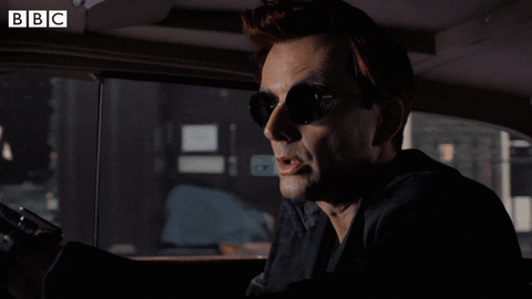 Crowley Smile Gif