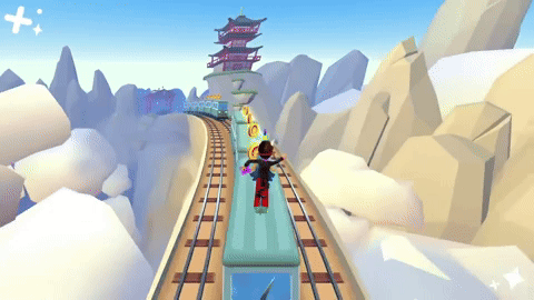 Subway Surfers Surfing GIF by SYBO - Find & Share on GIPHY