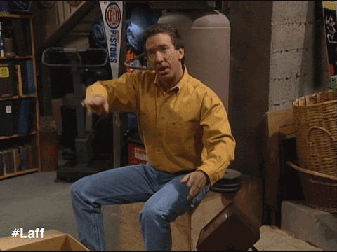 Happy Tim Allen GIF by Laff - Find & Share on GIPHY