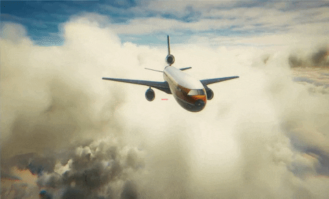 Fly Plane GIF by Patrick Paige II - Find & Share on GIPHY
