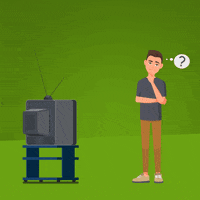 Watching Tv Gif
