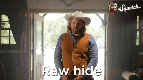 Cowboy Hide GIF by DrSquatch - Find & Share on GIPHY
