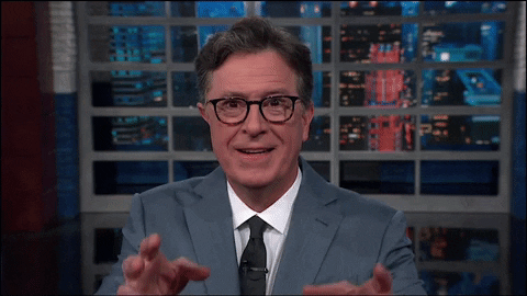 Gif De Stephen Colbert Confused Stephen Colbert GIF By The Late Show