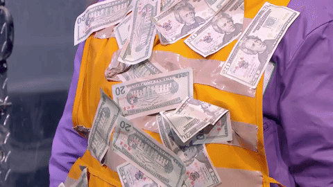 Money Flying Away Gif