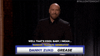Danny Zuko Comb Gif