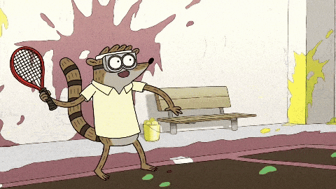 Rigby Regular Show Gif