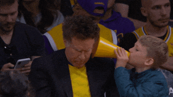 Will Ferrell Celebrity GIF by NBA - Find & Share on GIPHY