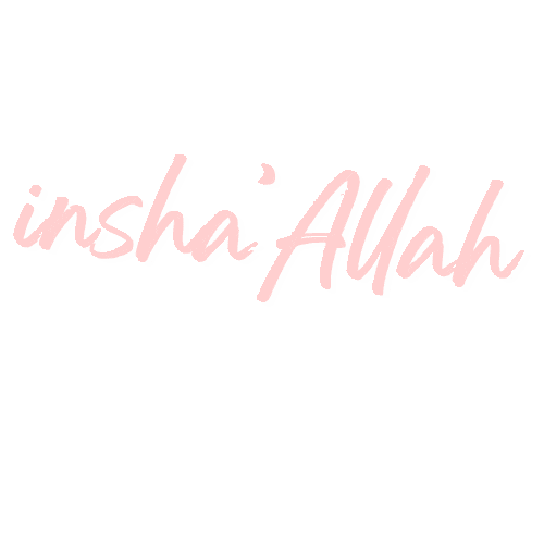 Insha Allah Islam Sticker by sunnah planner for iOS & Android | GIPHY